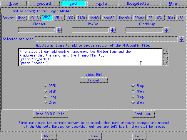 Gravis Ultrasad – Installing Caldera OpenLinux 1.3 on qemu